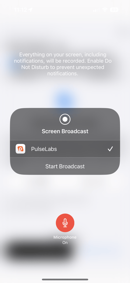 iPhone | How to screen record for a Pulse Labs study with audio?